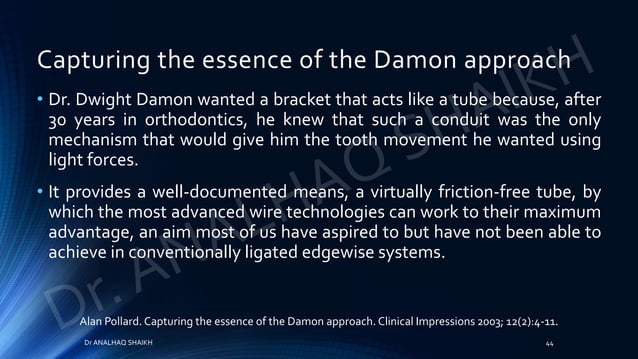 Damon system by Dr Analhaq Shaikh | PDF