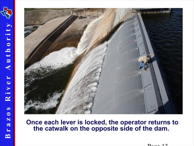 How the Gates Operate at Morris Sheppard Dam | PPT