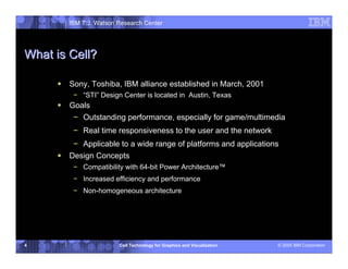 Cell Technology for Graphics and Visualization | PPT