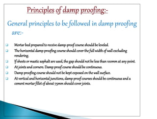 Damp proofing course archna | PPT