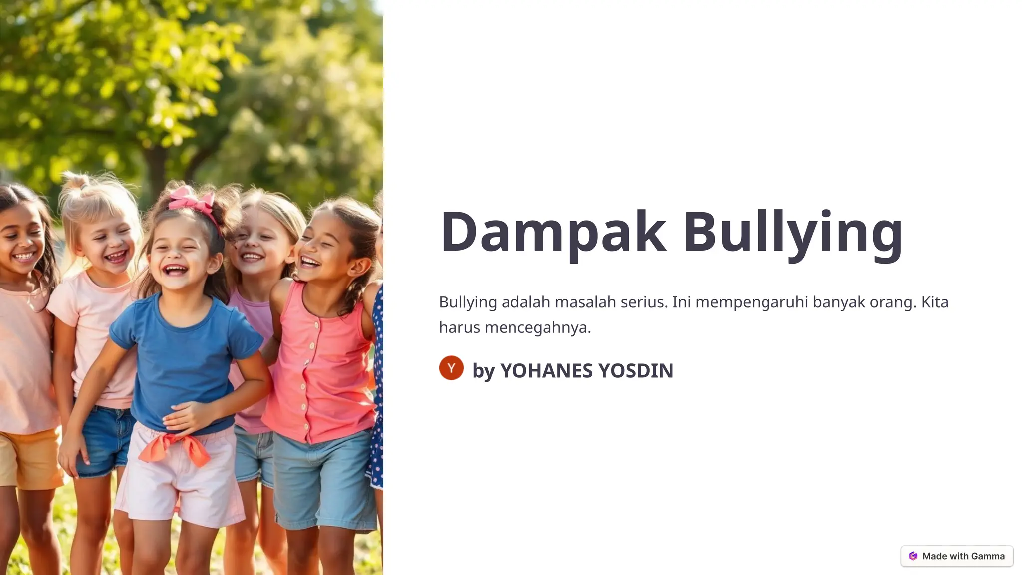 Dampak-Bullying dan jenis Bullying .Presentation. | PPTX