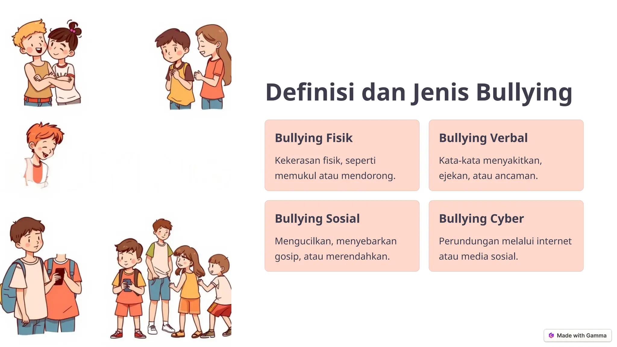 Dampak-Bullying dan jenis Bullying .Presentation. | PPTX