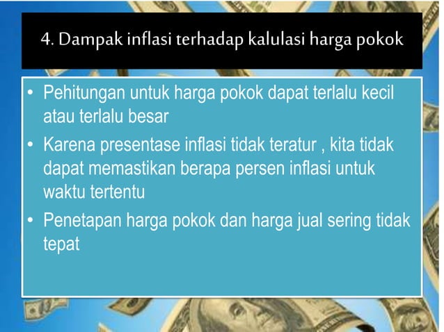Dampak dan cara atasi inflasi | PPT