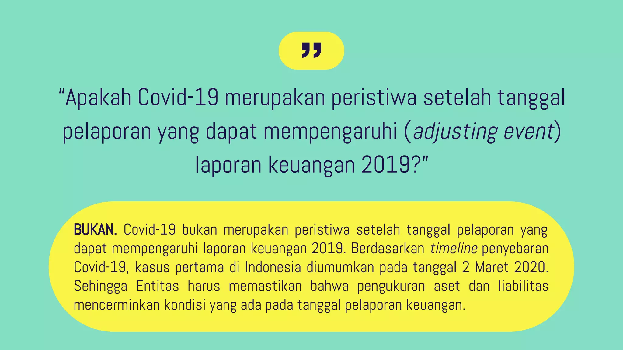 Dampak Covid-19 Terhadap Penerapan PSAK di Indonesia | PDF
