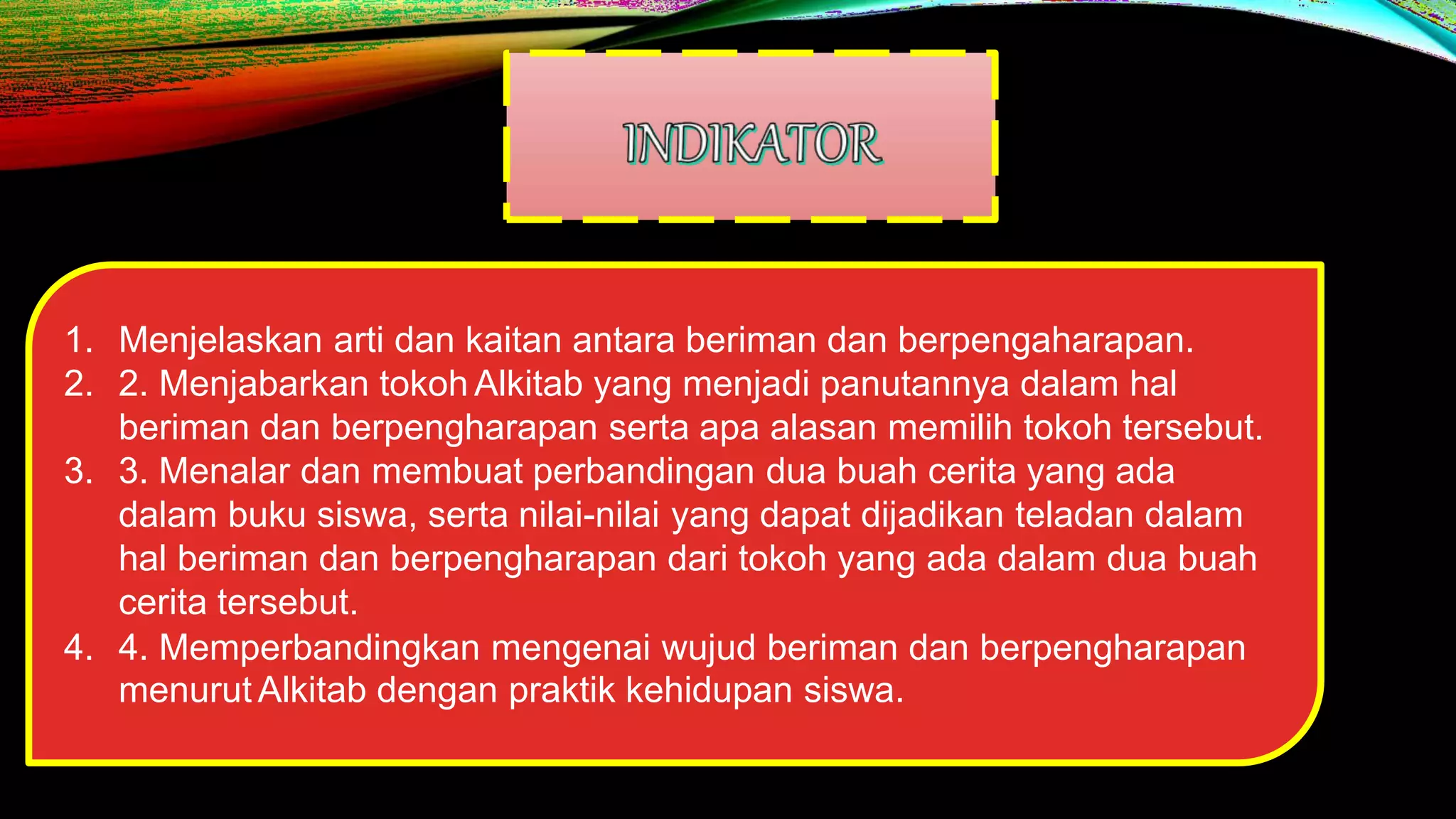 Dampak dari Hidup Beriman dan Berpengharapan (Kamis, 9-9-22).pptx