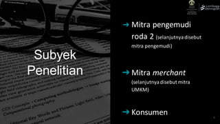 Dampak GO-JEK bagi perekonomian Indonesia | PPT