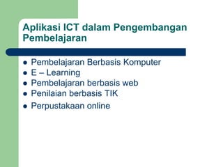 Dampak ict bagi sekolah | PPT