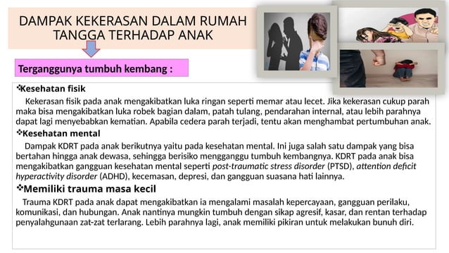 DAMPAK KEKERASAN pada keluarga dan anak anak | PPTX