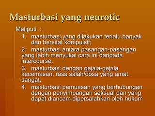 Dampak masturbasi bagi keswa | PPT