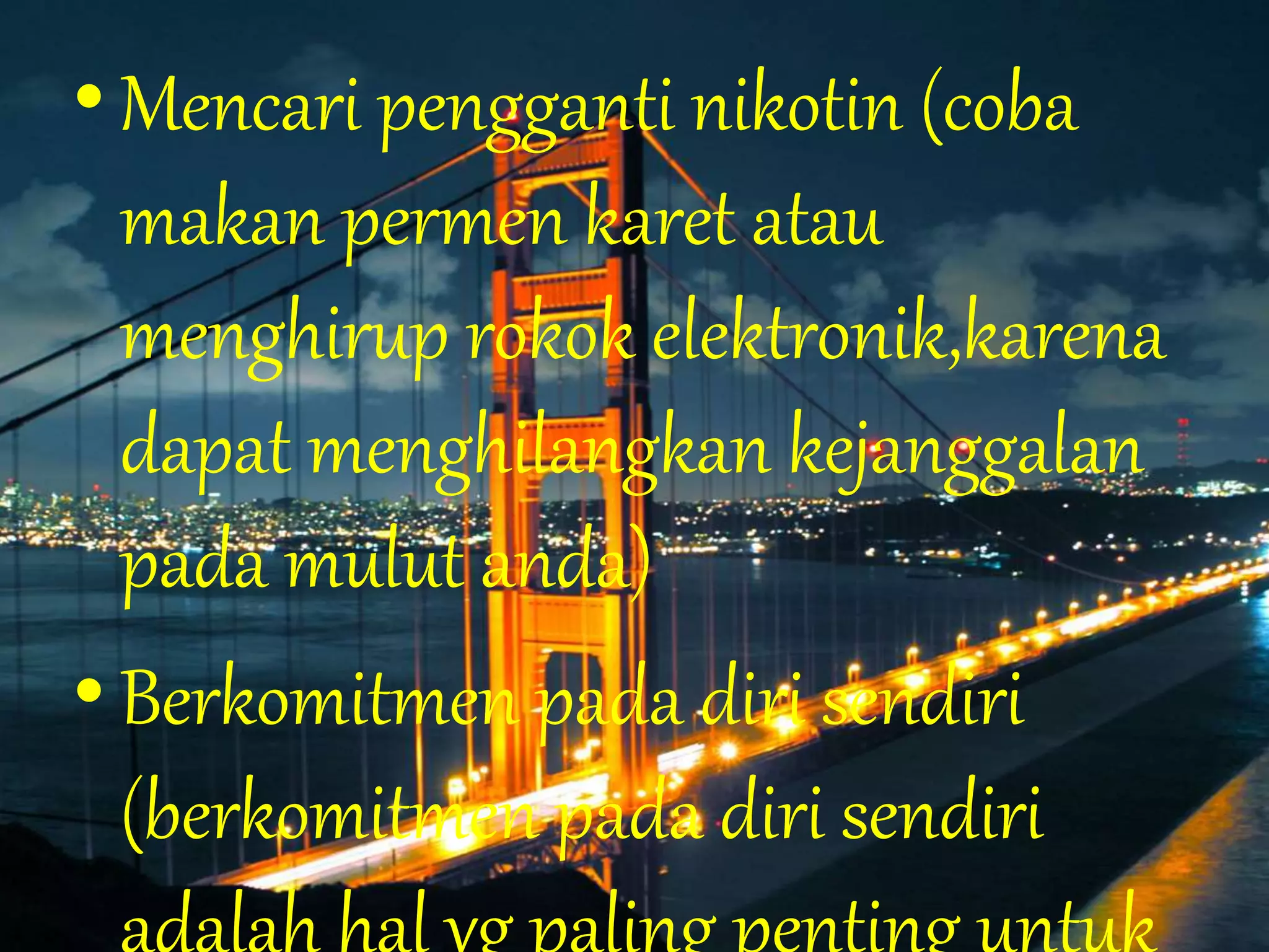 Dampak merokok pada kesehatan | PPTX