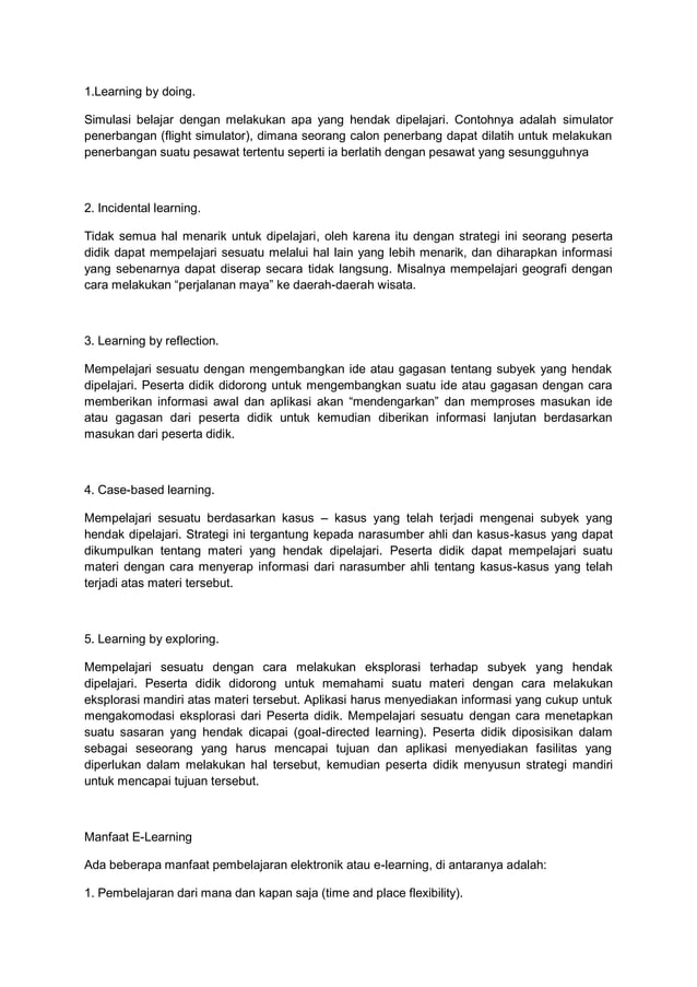 Dampak Pemanfaatan Sistem E-learning Pada PT. Kereta Api Indonesia Untuk Meningkatkan Kualitas ...