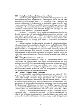 Dampak Perubahan Iklim Global Pada Masalah Pembangunan Dan Lingkungan | PDF