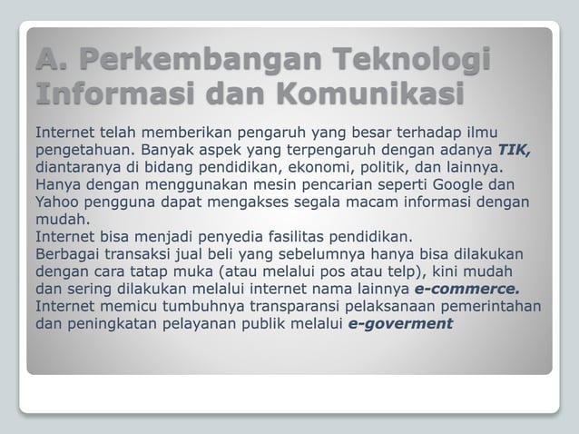 Dampak Sosial Informatika | PPTX