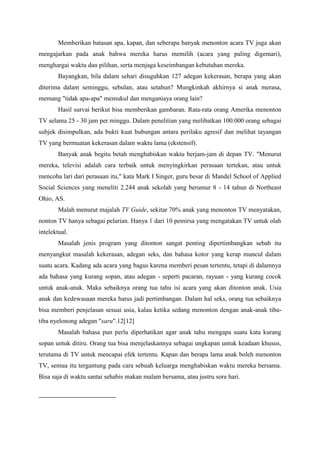 Dampak televisi | PDF