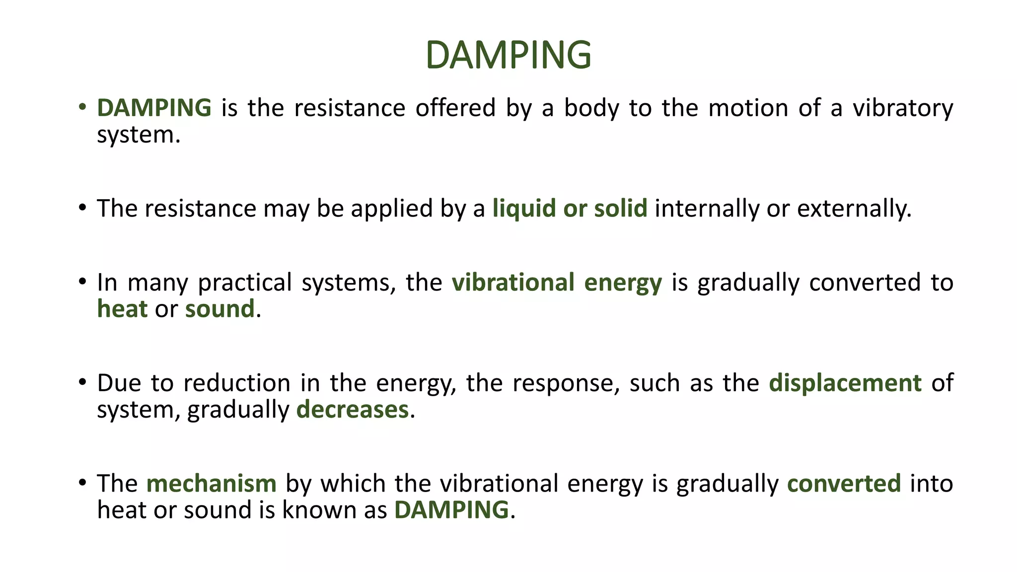 DAMPED FREE VIBRATION.pptx