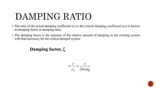 Damped vibrations | PPTX