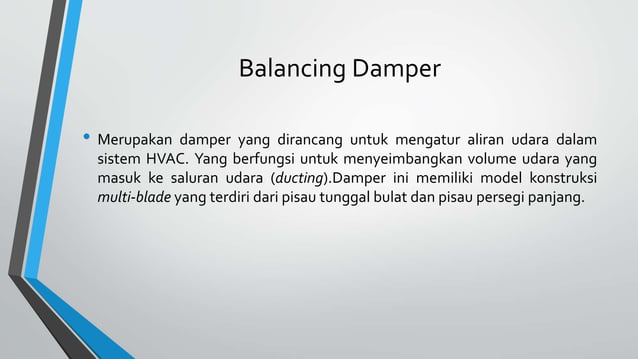 DAMPER | PPT