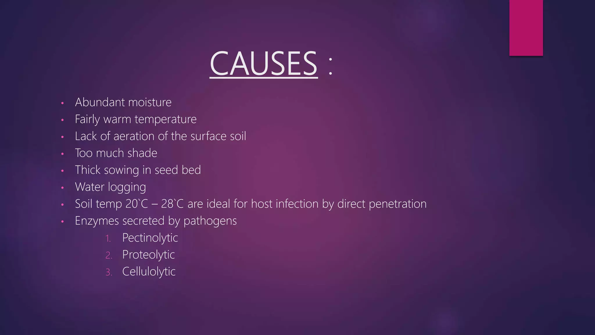 Damping-off |Symptoms, Causes, Control and Management | PPTX