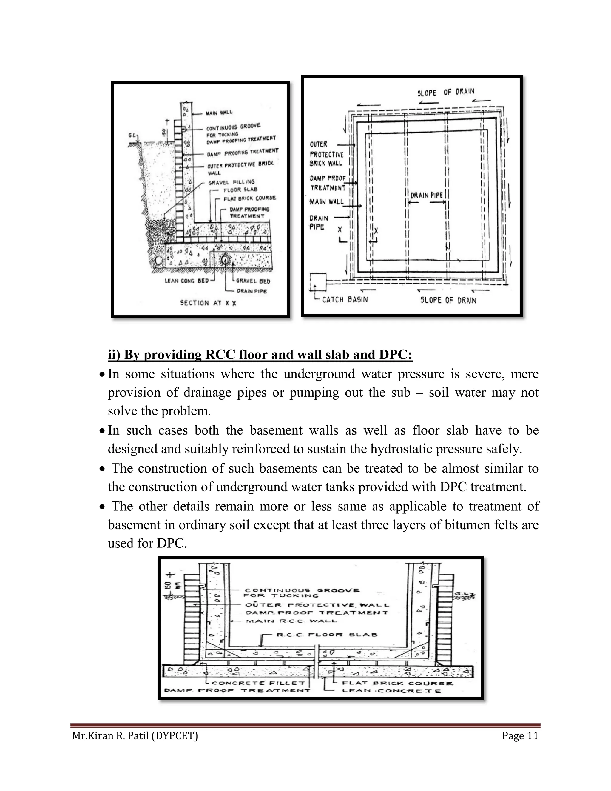 Damp prevention methods for building construction | PDF