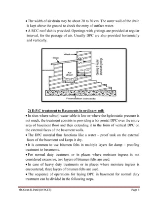 Damp prevention methods for building construction | PDF