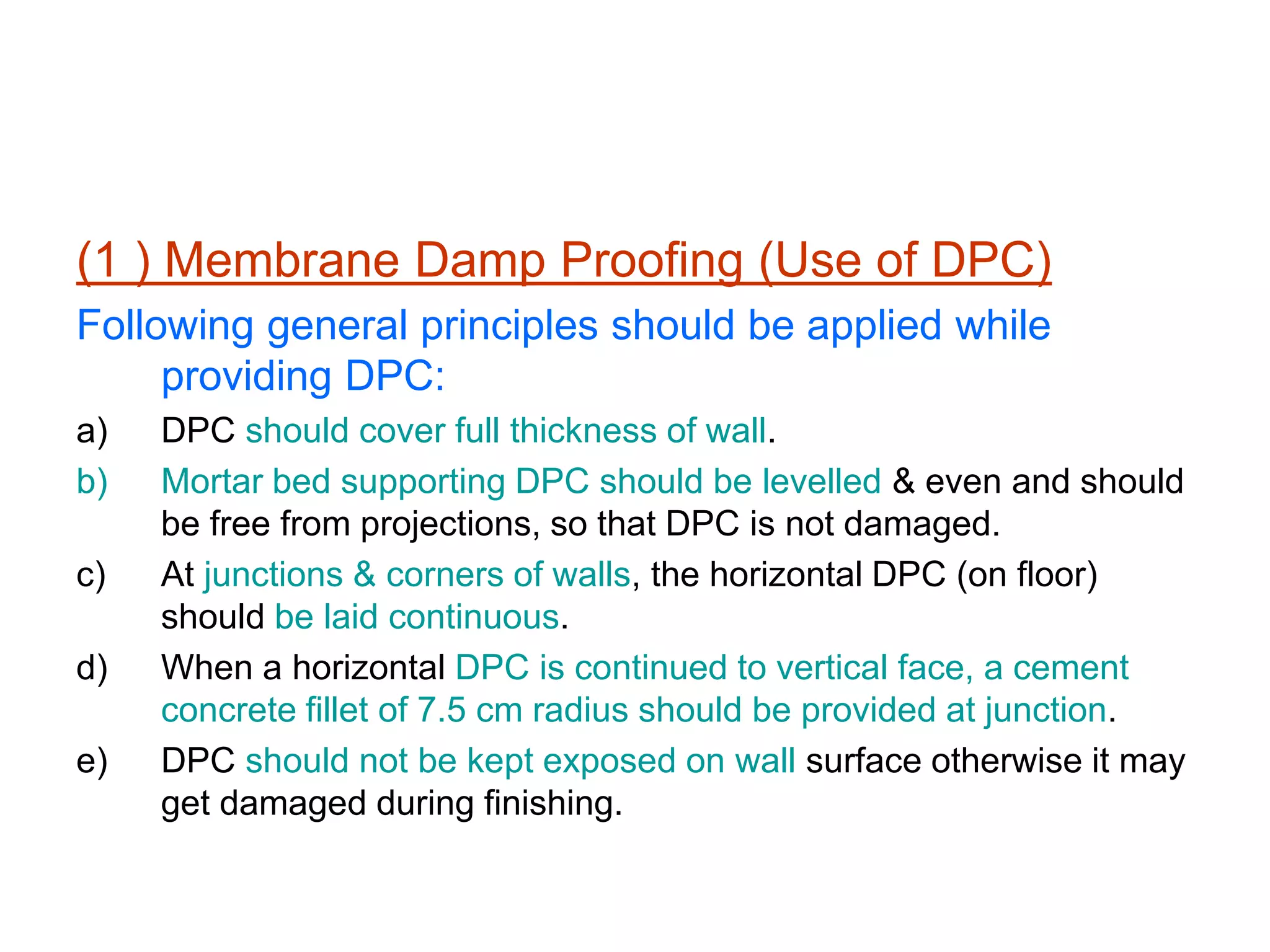 Damp Proof Course | PDF