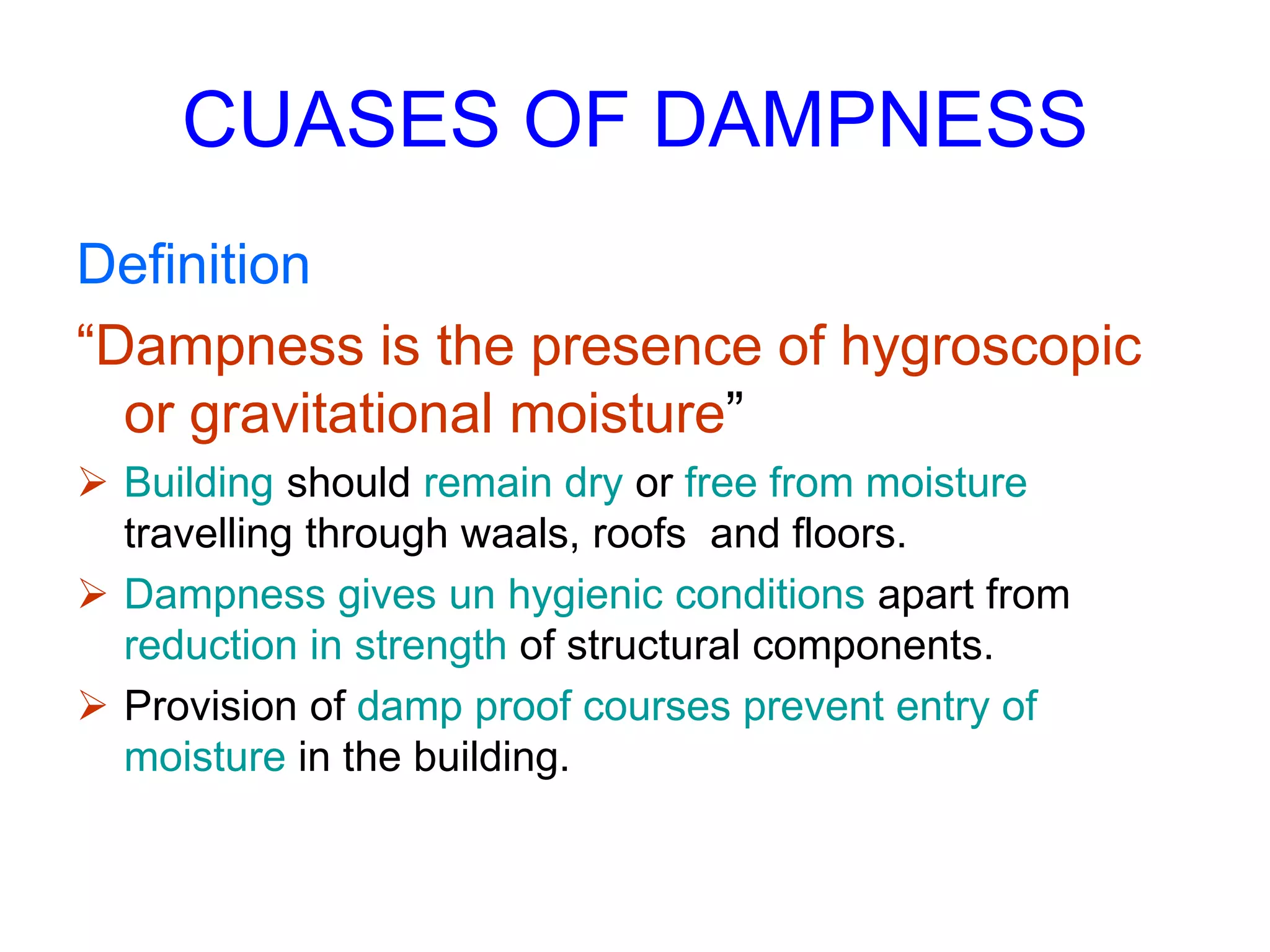 Damp Proof Course | PDF