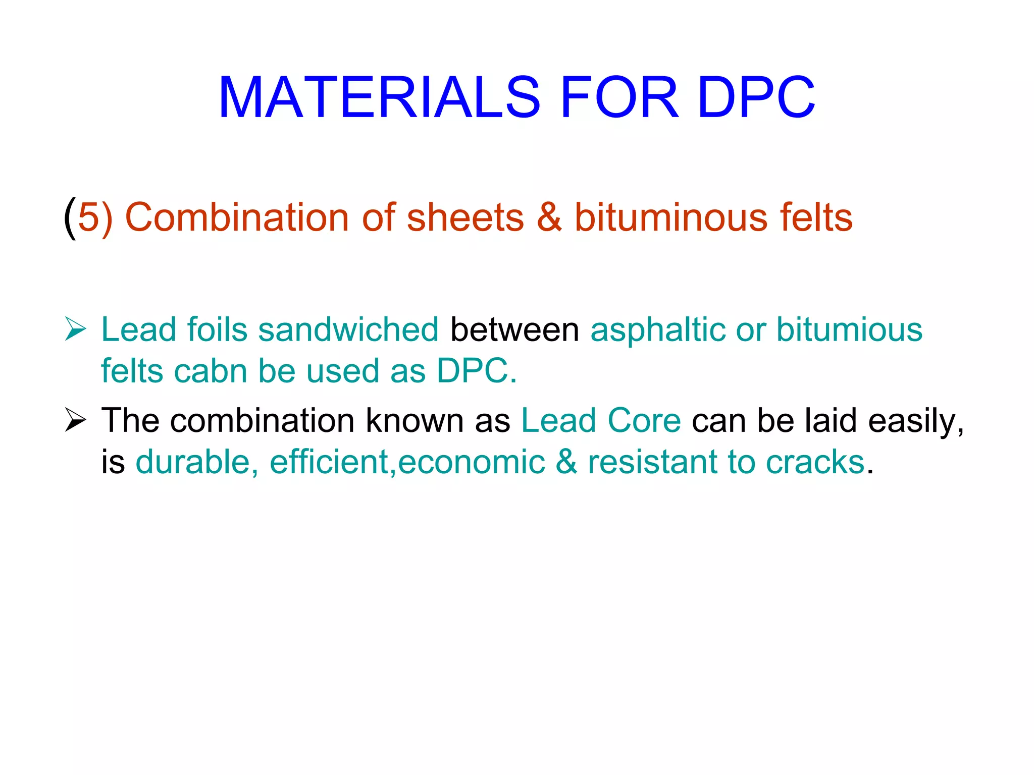 Damp Proof Course | PDF