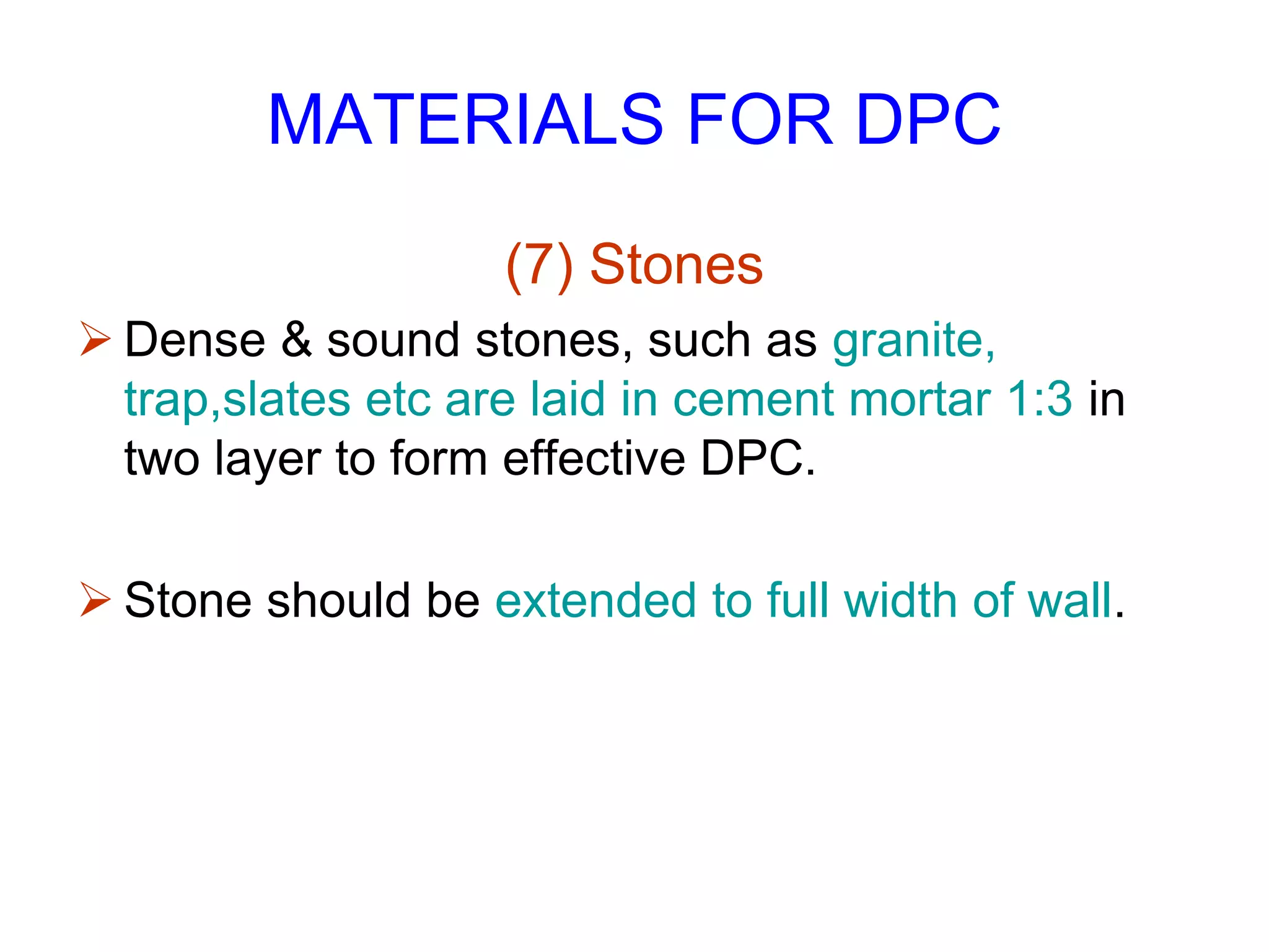 Damp Proof Course | PDF