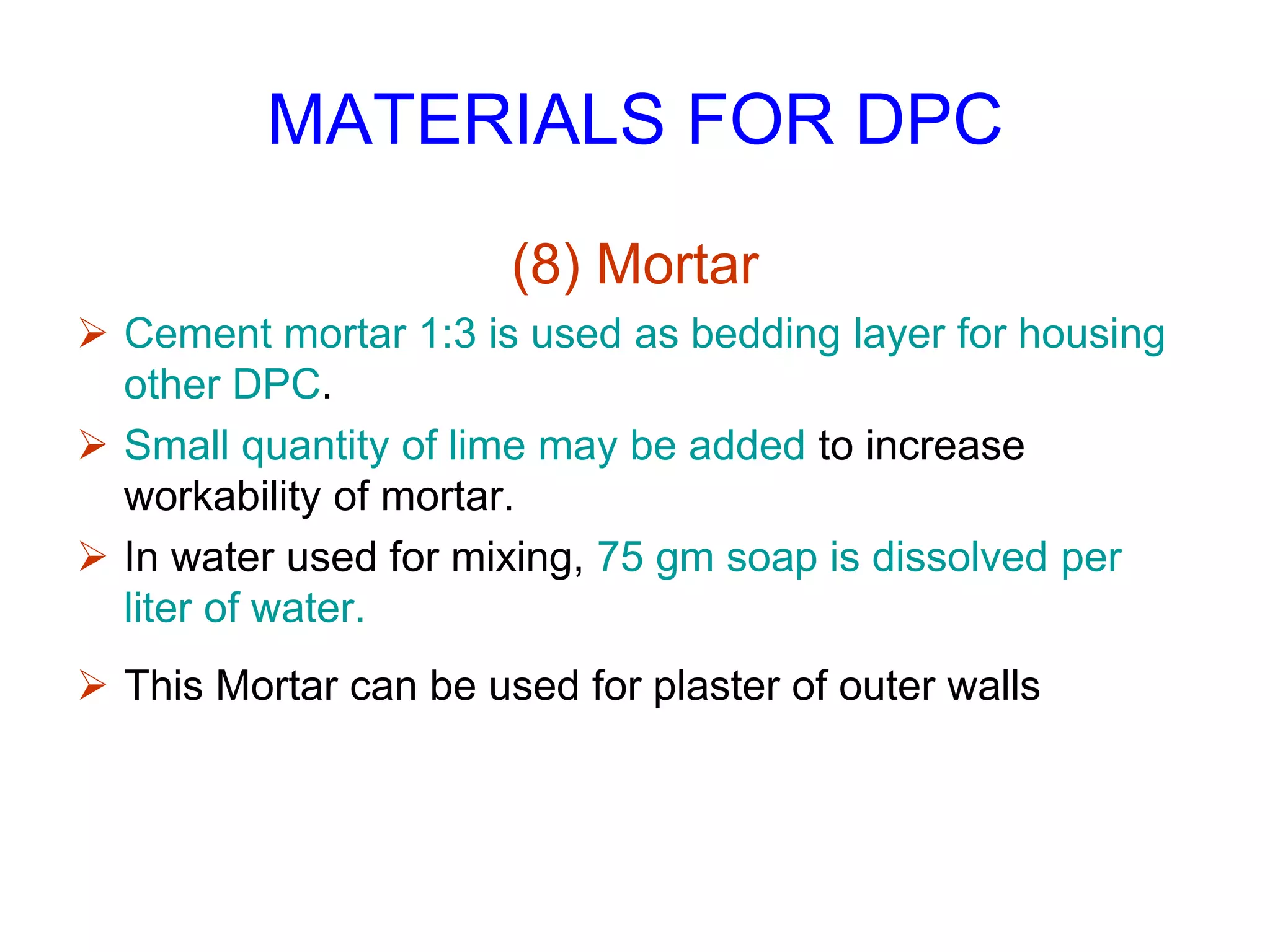 Damp Proof Course | PDF