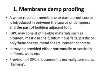 Damp proof course | PPTX