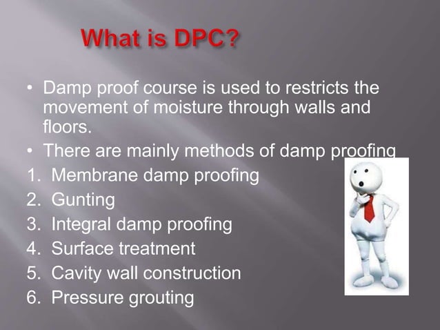 Damp proof course | PPTX | Civil Engineering Industry | Industries