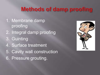 Damp proof course | PPTX | Civil Engineering Industry | Industries