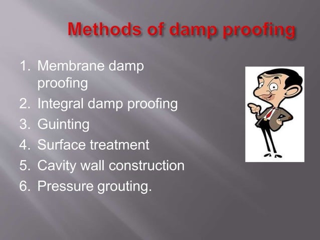 Damp proof course | PPTX | Civil Engineering Industry | Industries