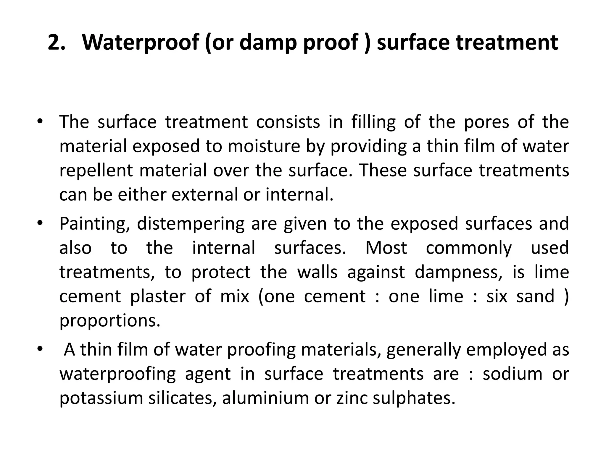 Damp proofing | PPTX