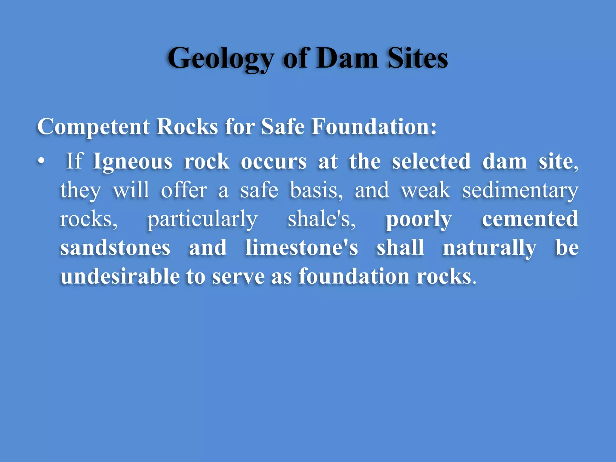 Dam, reservoir & tunnels | PPTX