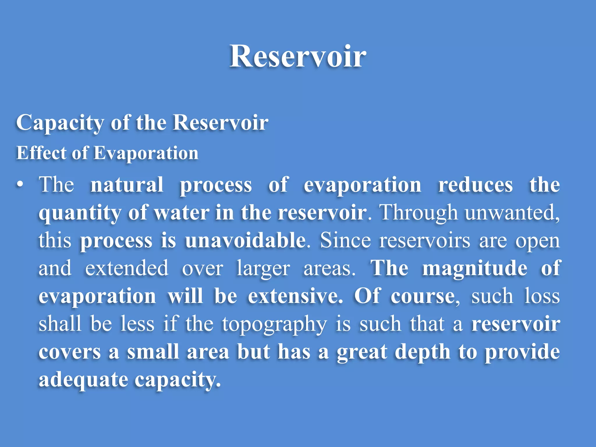 Dam, reservoir & tunnels | PPTX