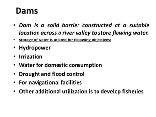 Dams | PDF | Geology | Science