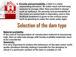 Dams, Types of dams | PDF