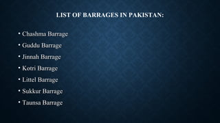 Dams and barrages | PPT