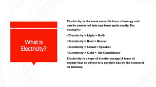 Dams and electricity and science .pptx