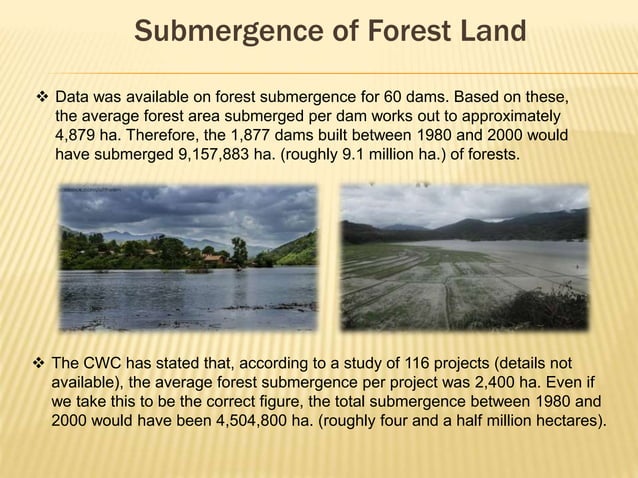 Dams and their Effects on forests and tribal people | PPTX