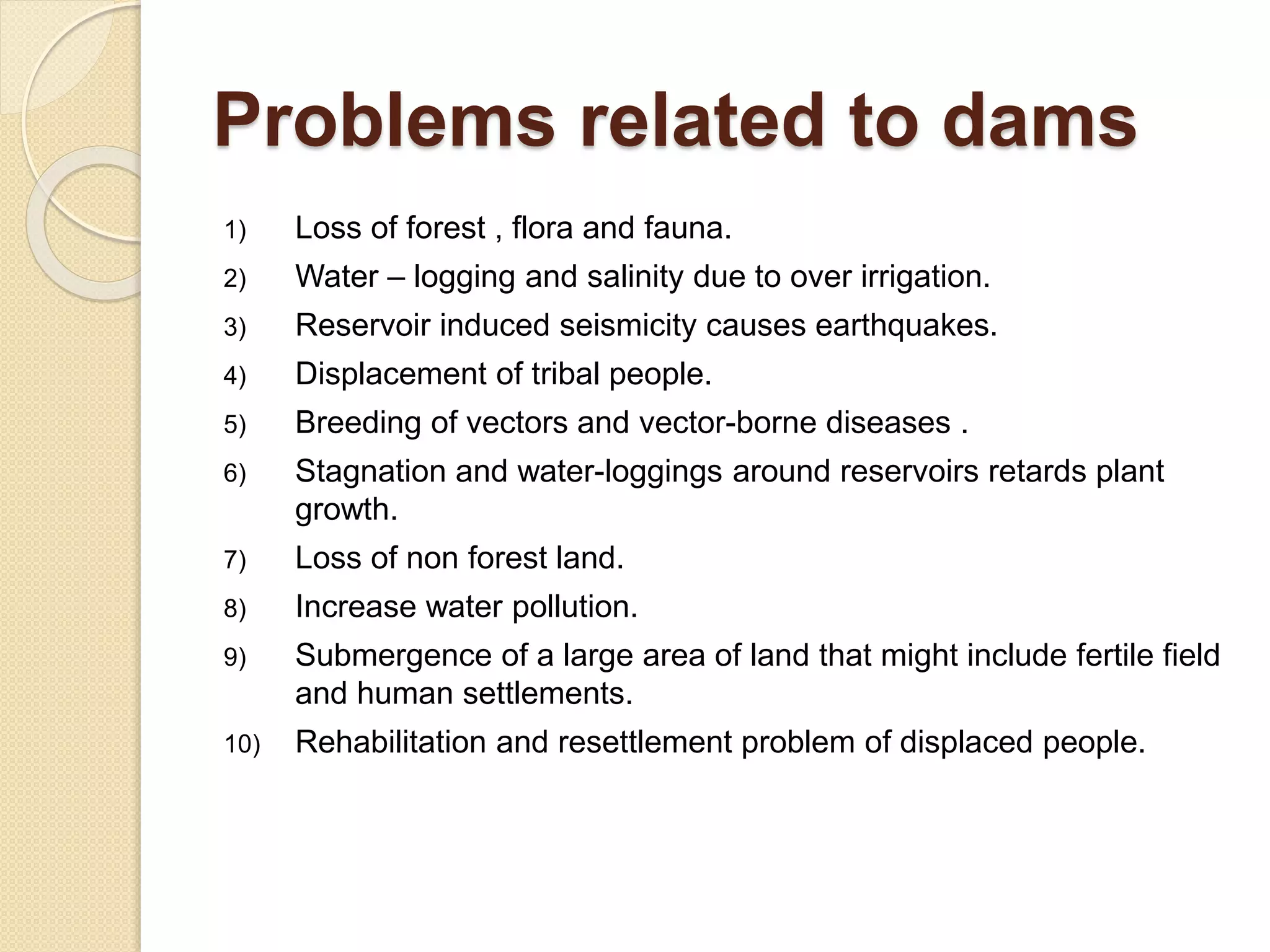 Dams Binifit and problem.pptx | Water Services | Home Utilities