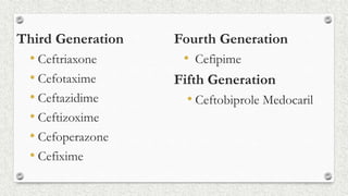 cephalosporin | PPTX