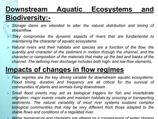 Dams & environment | PPTX