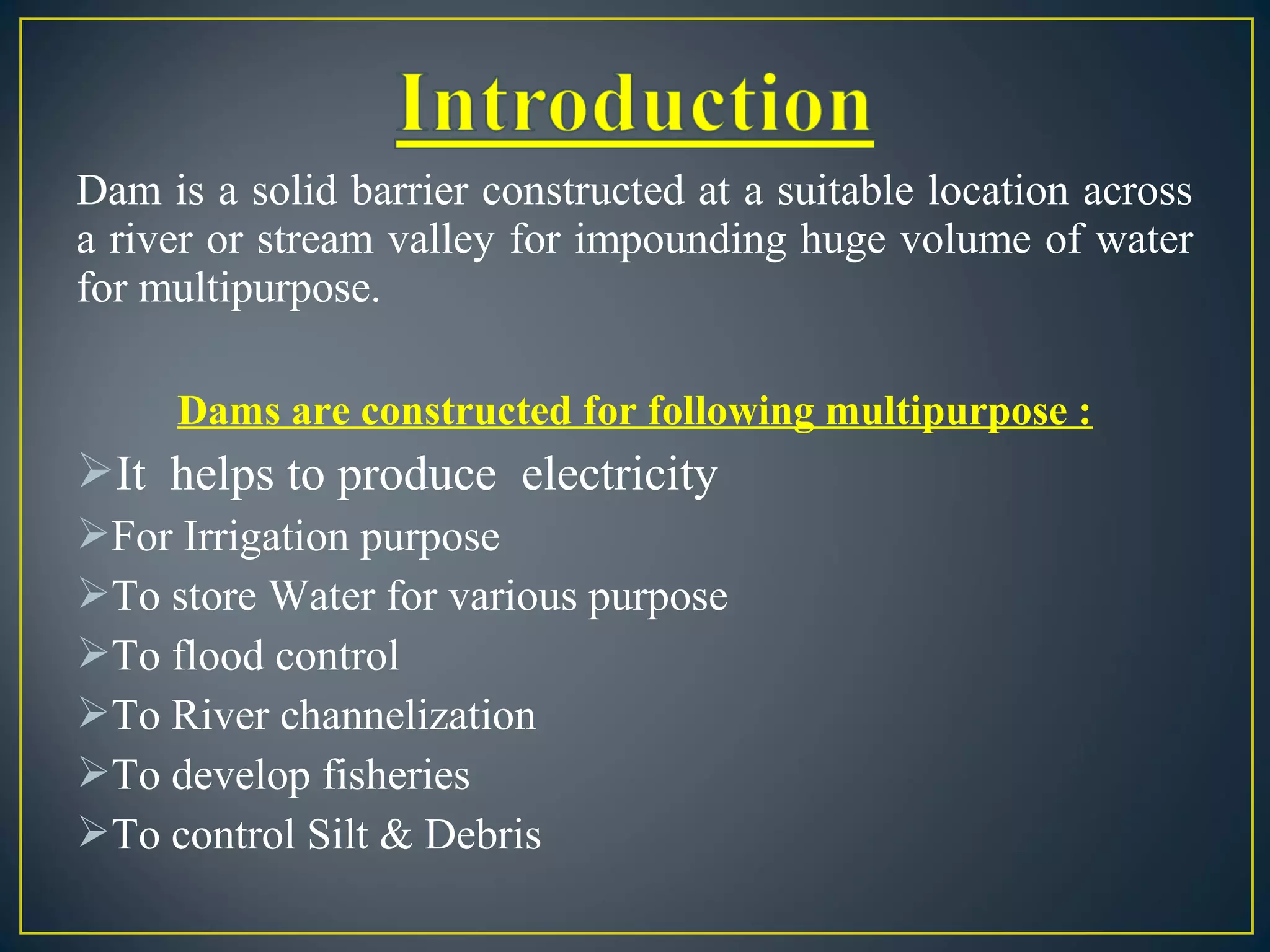 Dams | PPT