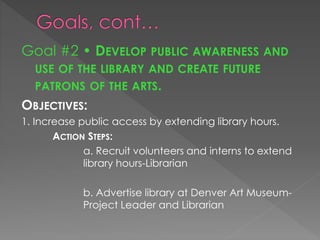 DAM Library Strategic Plan | PPT