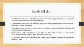 Dam types | PPTX