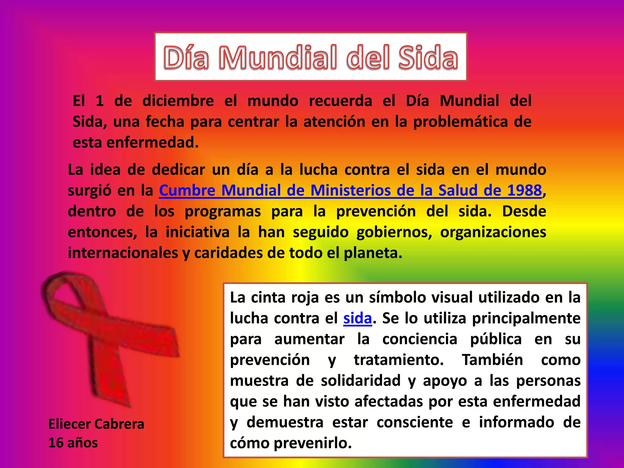 Día mundial del sida | PPTX