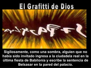 Dan 05 Graffiti De Dios | PPT