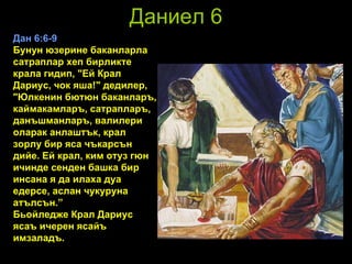 Daniel - 6.ders
